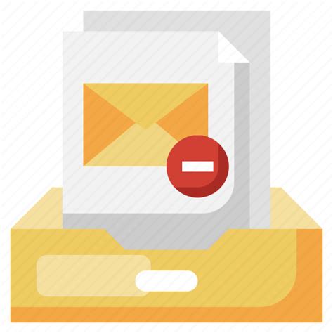 Remove Email Inbox Delete Communications Icon Download On Iconfinder