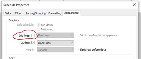 how to delete some of selected schedule lines in the sheets autodesk