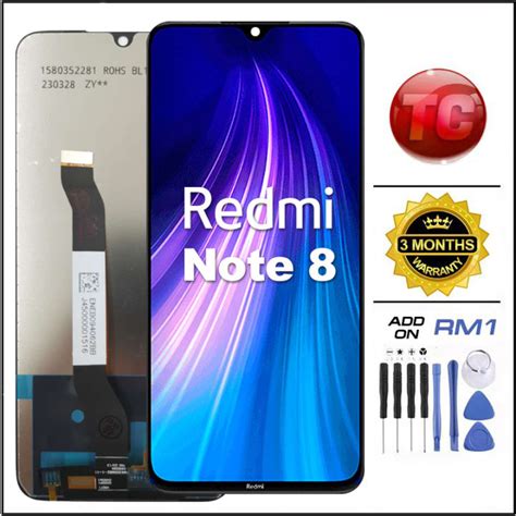 Lcd Redmi Note Xiaomi Compatible For Original Glass Touch Screen Digitizer Lazada