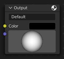 Output Node Blender Manual