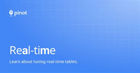 Real Time Apache Pinot Docs