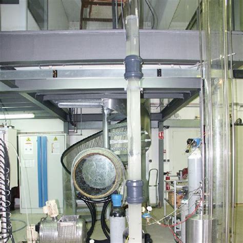 A General View Of The Experimental Bubble Column Download Scientific Diagram