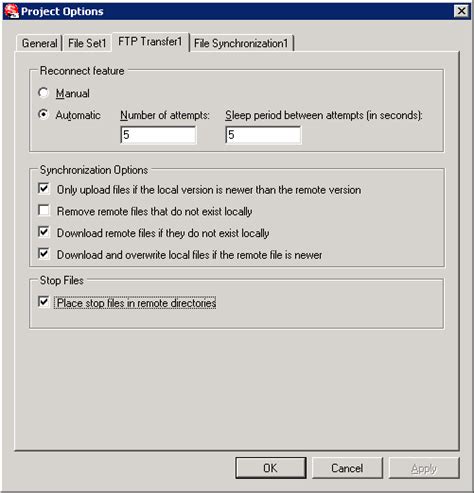 file simplesend project component ftp transfer advanced options png