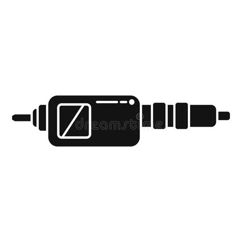 Construction Digital Micrometer Icon Simple Vector Scale Precise Stock Vector Illustration Of