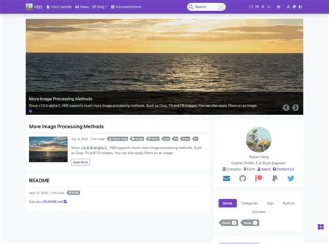 Hugo Theme Bootstrap Skeleton By Razonyang A Hugo Template Built At