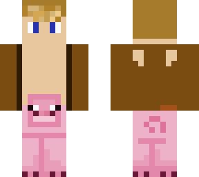 White Hog Rider Minecraft Skin