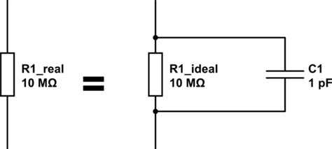 Capacitor Why Do Parasitic Elements Eg Capacitance Appear On Only