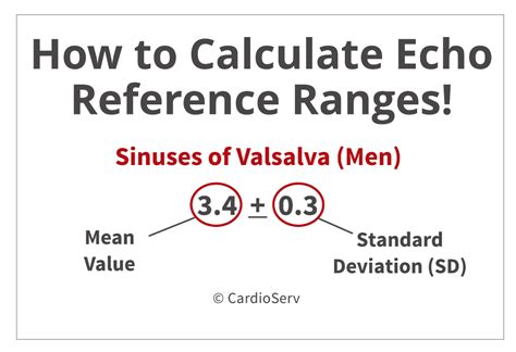 How To Calculate Echo Reference Ranges Cardioserv