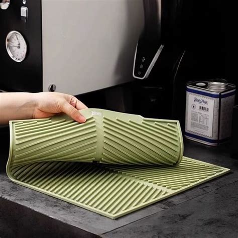 Bincoo 빈쿠 실리콘 드라잉 매트 식기 건조대 싱크대 주방매트 카페매 Ssgcom