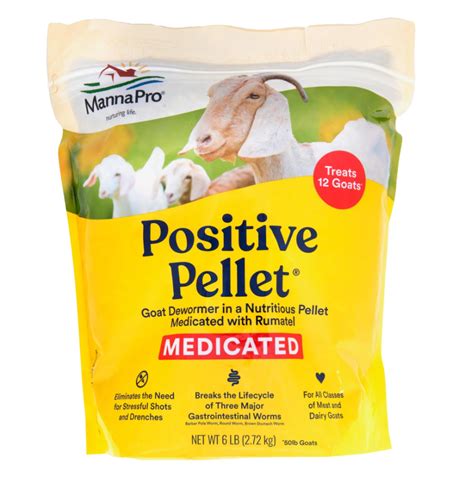 Positive Pellet Goat Dewormer Aroostook Milling Company