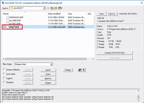 Export Shapefile To Cad With Attributes Convert Shapefile Attributes