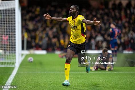 Tobi Adeyemo Of Watford Celebrates Scoring The First Watford Goal News Photo Getty Images