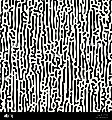 Abstract Organic Background Natural Maze Labyrinth Reaction Diffusion Pattern Seamless Vector