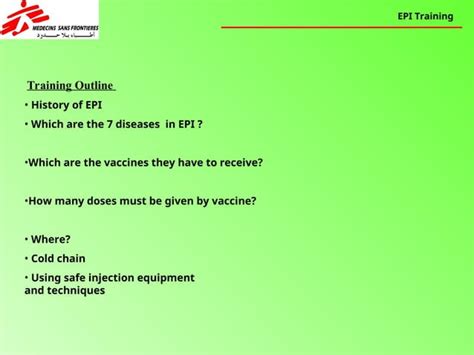 Epi Training Eng Ppt Expanded Program Immunization Ppt