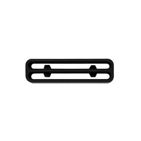 0322os Double Loop Webbing Retainer For 40 Mm Webbing In Black 0322os Double Loop Webbing Retainer For 40 Mm Webbing In Black