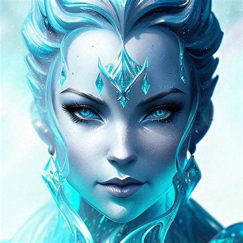 Ice Girl Free Ai Art Generator