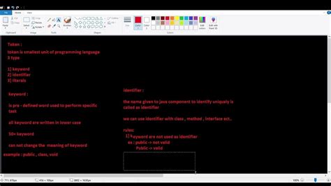 5 Tokens In Java Youtube