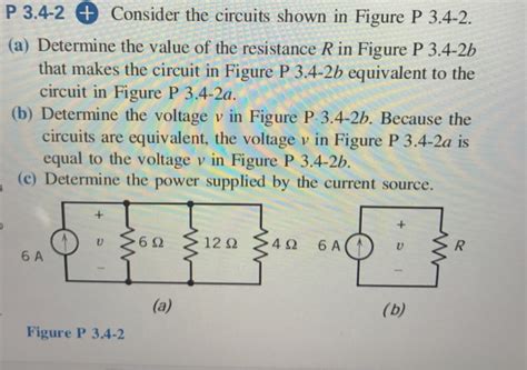 Solved Consider The Circuits Shown In Figure P 3 4 2