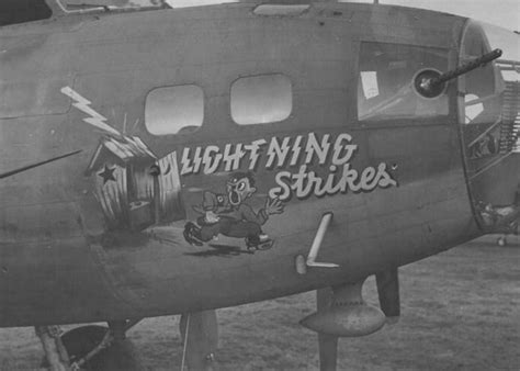 Boeing B 17 Flying Fortress “lightning Strikes” Of The 410th Bs 94th Bg Shot Down By The