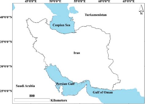 Blank Map Of Persian Gulf