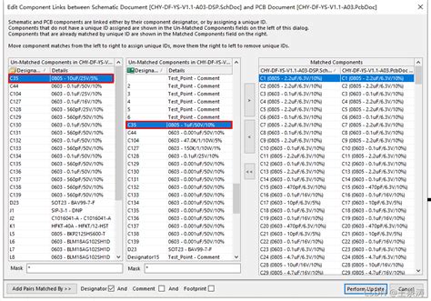 Update Ad Schematic To PCB Failed To Match ProgrammerAH