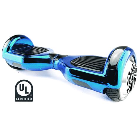 Light Blue Chrome X6 Hoverboard Official ®