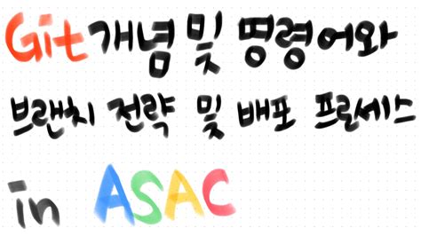 Asac 07기 241223 Git 개념 및 명령어와 브랜치 전략 및 배포 프로세스