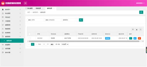 【全新高级版】java springboot mysql校园疫情防控管理系统 代码 当牛作码