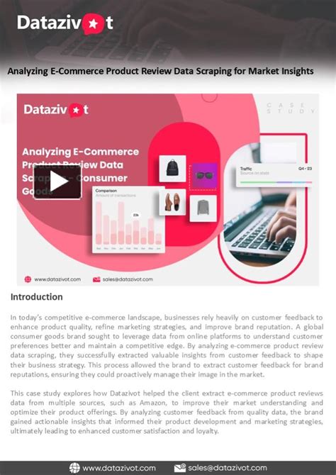 Ppt Analyzing E Commerce Product Review Data Scraping Consumer Goods Powerpoint Presentation