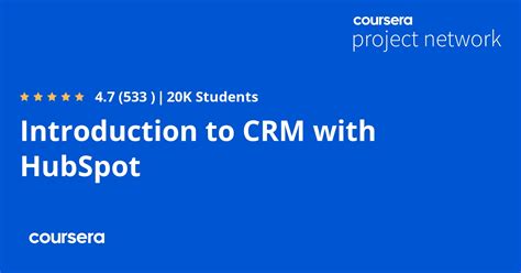 Introduction To Crm With Hubspot Coursya