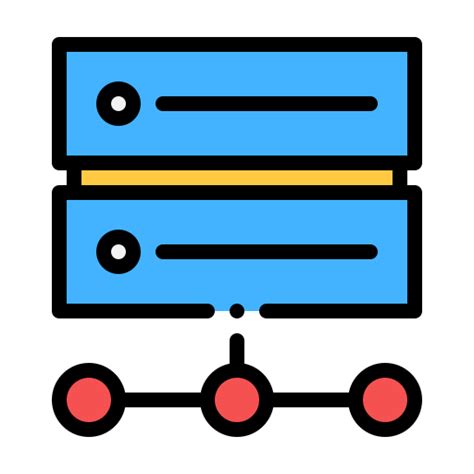 Server Generic Color Lineal Color Icon