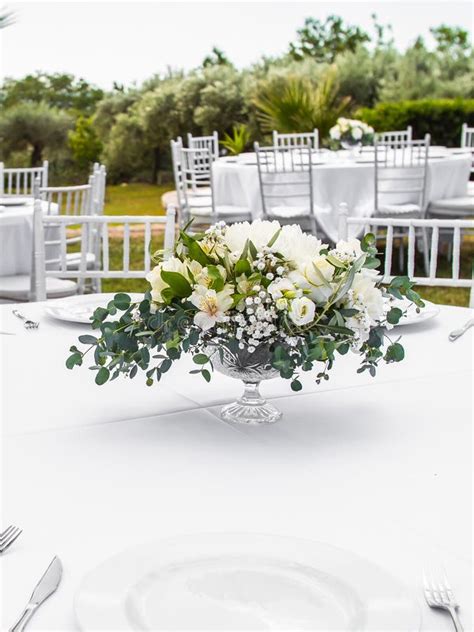 Luxury Elegant Wedding Reception Table Arrangement And Floral