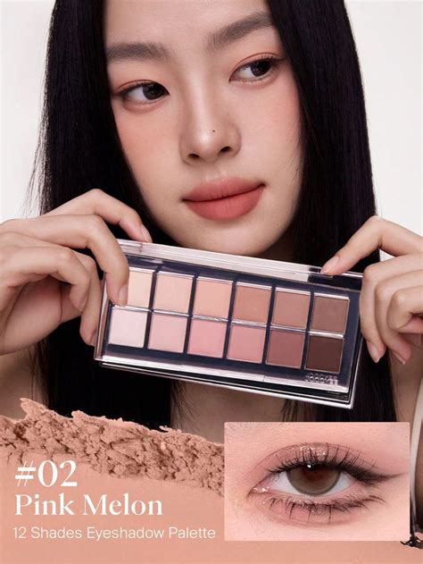 02 Pink Melon 12色アイシャドウパレット メルカリ