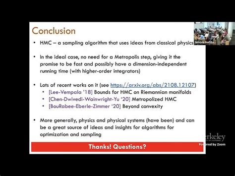 Free Video An Introduction To Hamiltonian Monte Carlo Method For