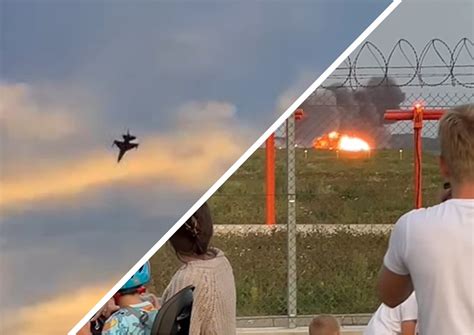 Tragic F 16 Crash Claims Pilots Life Ahead Of Radom Airshow Ssbcrack