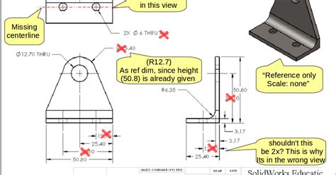 Jays Homebrew Solidworks Training Bracket Drawing