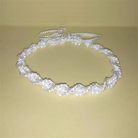 Макраме браслет спиральный