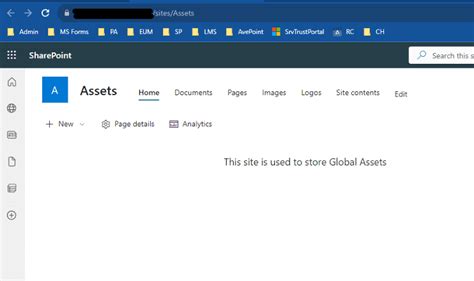 how to configure an asset library for sharepoint essential