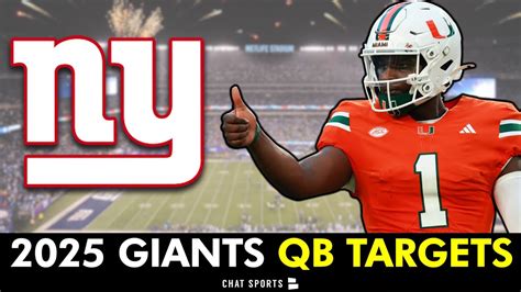New York Giants 2025 Qb Targets Youtube