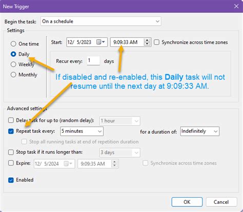 Scheduled Task Trigger Doesnt Work After Disableenable With Remote