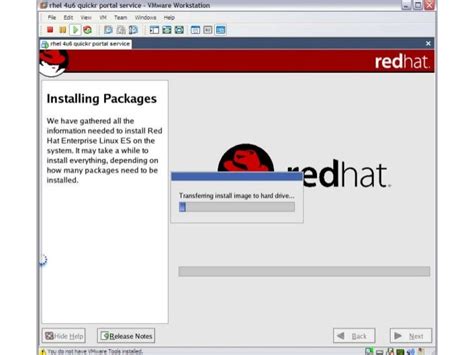 step by step guide to install red hat linux on vmware