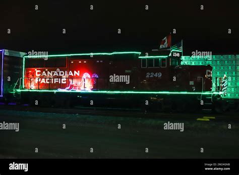 Canadian Pacific Christmas Train A Special Train That Starts From Montreal Goes Across Canada