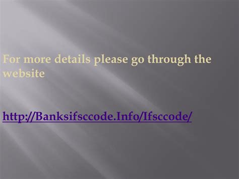 Ppt How To Search Ifsc Code For All Banks Powerpoint Presentation