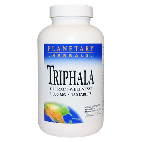 Трифала 1000 мг 180 таб. Planetary Herbals