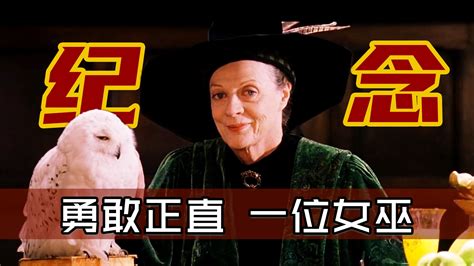 【hp】麦格教授格角色解读，英勇的格兰芬多雌狮，正直可爱的女巫，献给伟大的演员玛吉·史密斯女士 Aria23号机 Aria23号机 哔哩哔哩视频