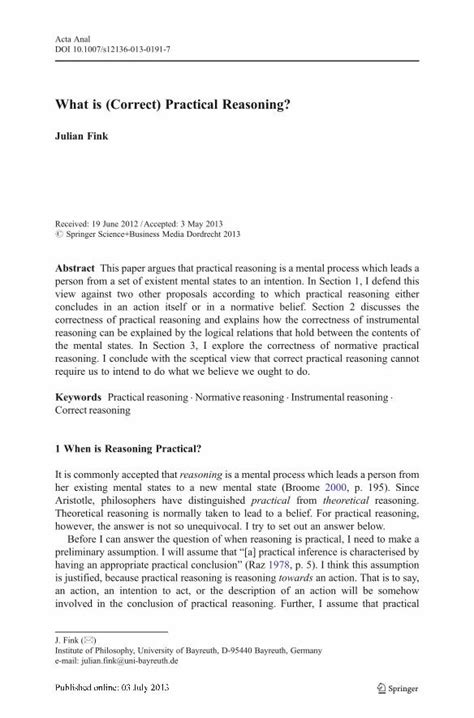 Pdf What Is Correct Practical Reasoning Dokumen Tips