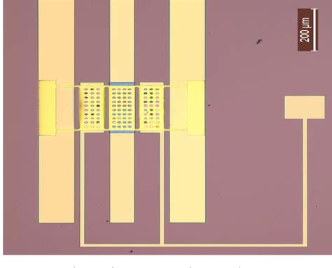 Figure 1 From Fabrication And Characterization Of Capacitive Rf Mems Perforated Switch