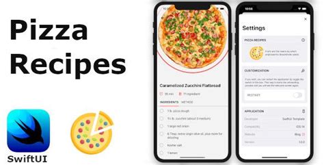 Pizza Recipes Swiftui Template Codemarket