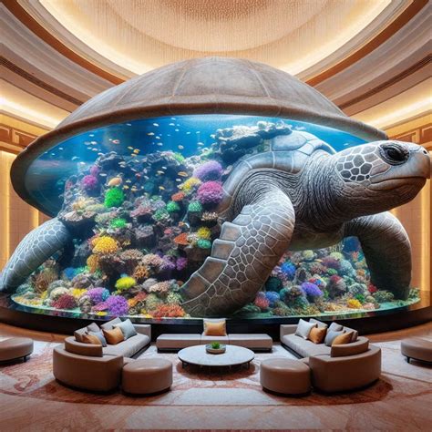 Revolutionizing Architectural Design With The Turtle Shaped Aquarium