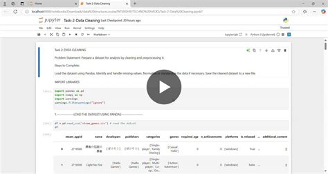 Datascience Python Pandas Datacleaning Machinelearning Shanthi
